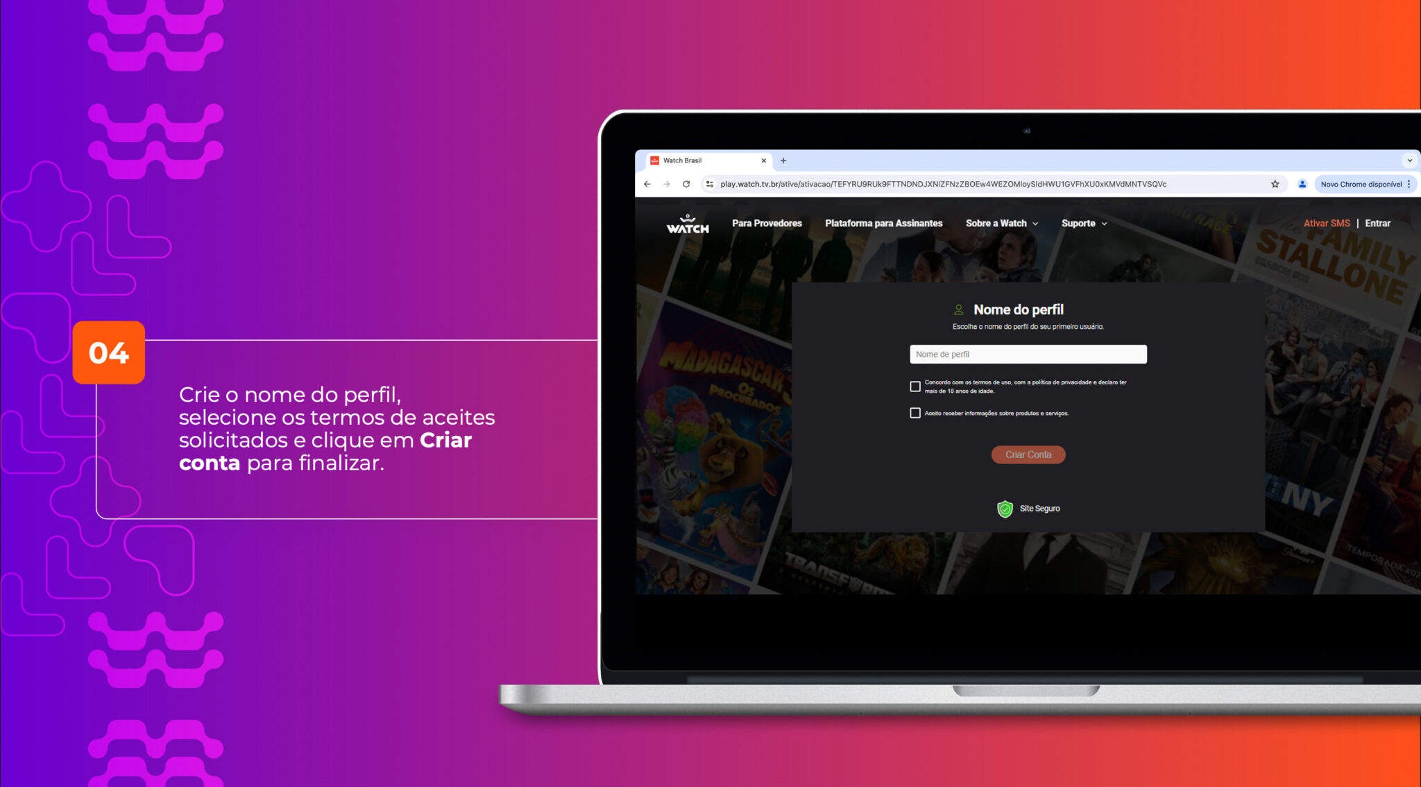 Como realizar o primeiro acesso ao app da Watch - Watch Brasil