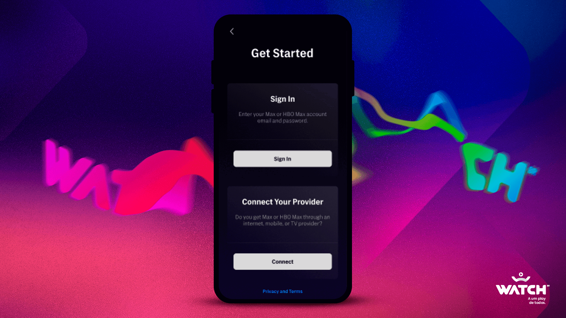 Como acessar a Max™ com a minha conta Watch Brasil? - Watch Brasil